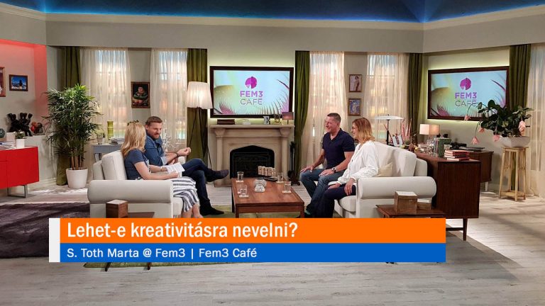 Lehet-e kreativitásra nevelni? - S. Toth Marta @ Fem3 Café