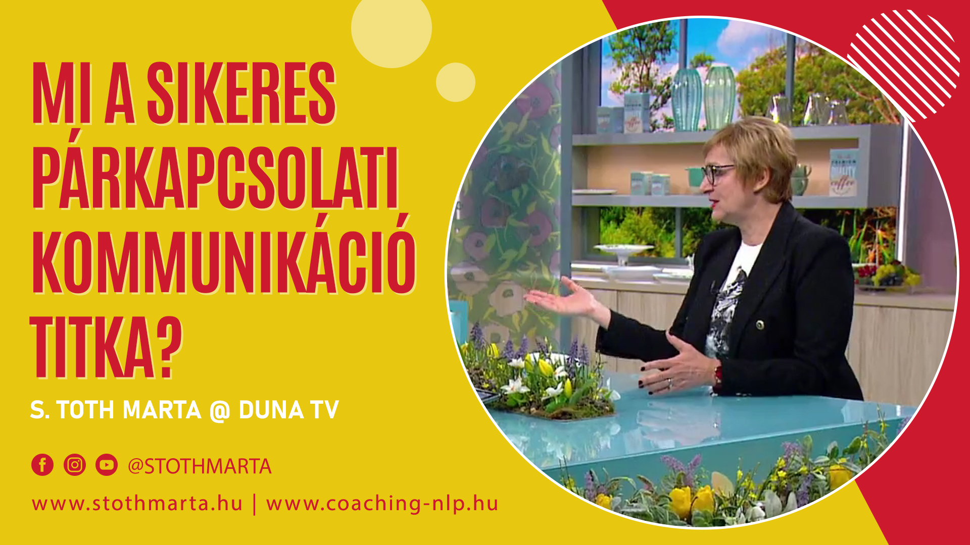 Mi a sikeres párkapcsolati kommunikáció titka? S. Toth Marta @ Duna TV